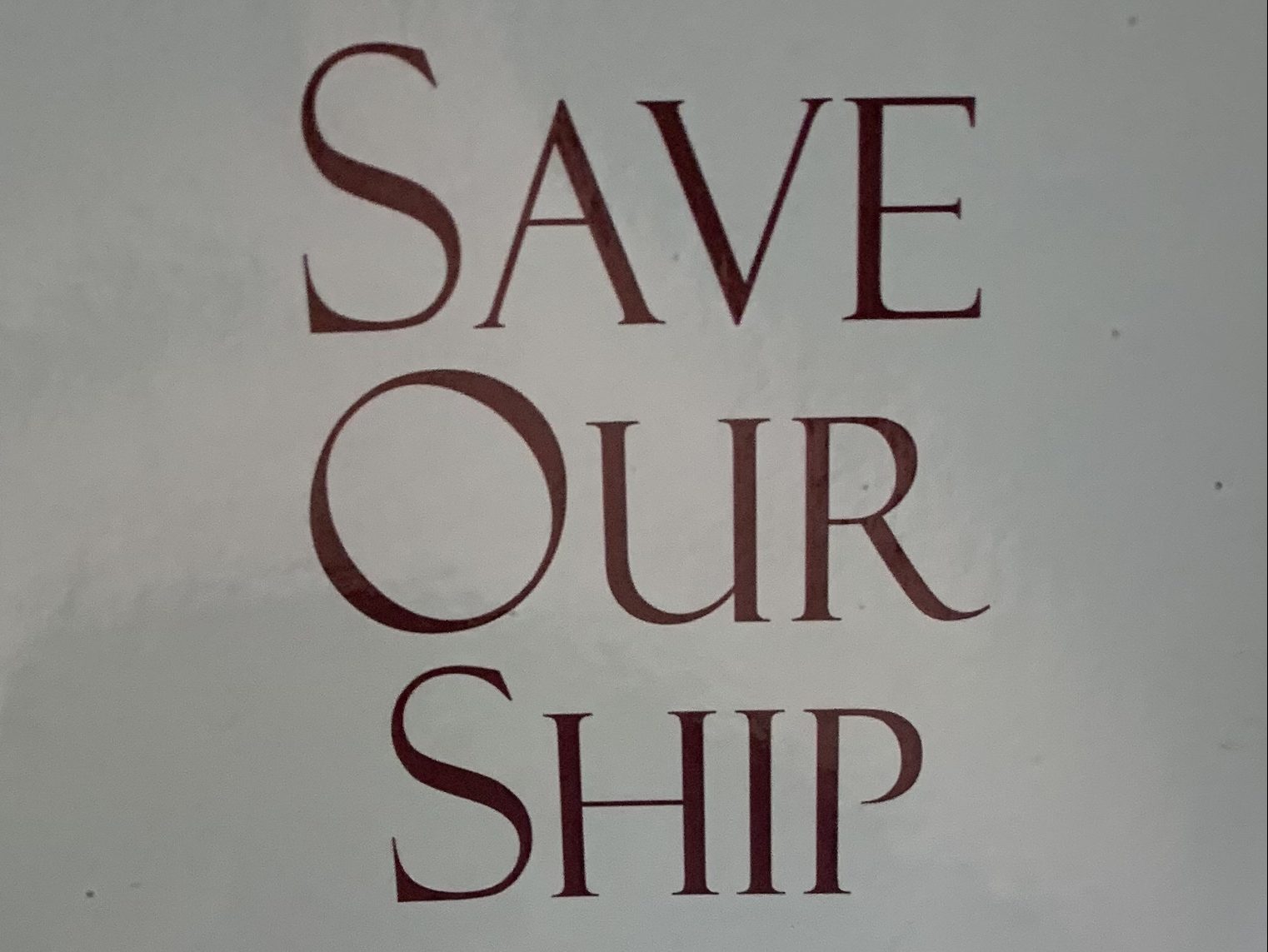 Save Our Ship by Barbara Ungar | Reading notes by Carolee Bennett